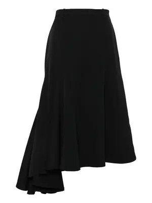 Viktor & Rolf Godet Midi Skirt - Black