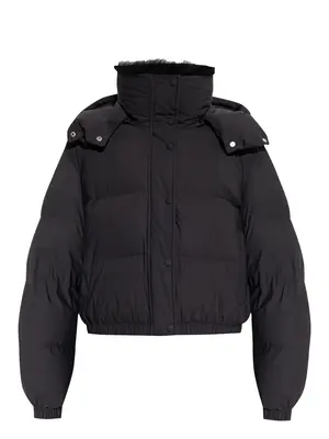 YVES SALOMON High-neck Puffer Jacket - Black