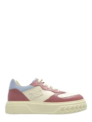 Casadei Off Road Leather Sneakers - White