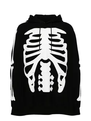 TAKAHIROMIYASHITA THESOLOIST. Skeleton-print Hoodie - Black