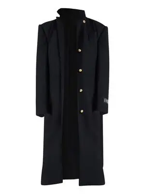 Patou Tailored Coat - Black