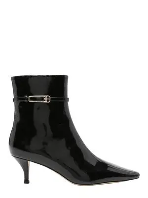 TWINSET Buckle Ankle Boots - Black