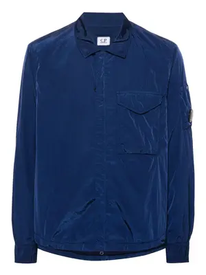 C.P. COMPANY Chrome-r Lens Overshirt - Blue