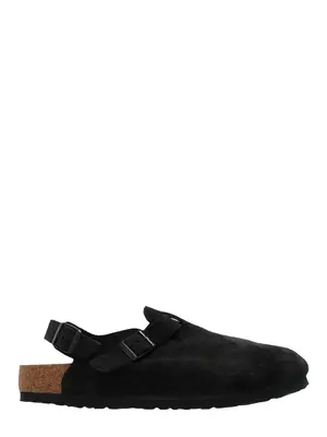 BIRKENSTOCK Tokio Suede Slingback Sandals - Black