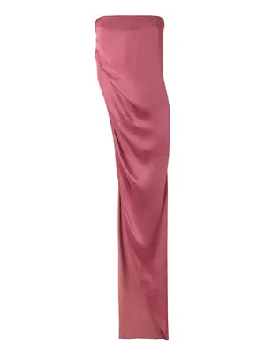 Rick Owens Lido Strapless Asymmetric Top - Pink