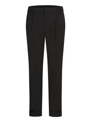 Karl Lagerfeld Tailored Wool-blend Trousers - Black