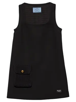 PRADA Prada Natté Mini Dress