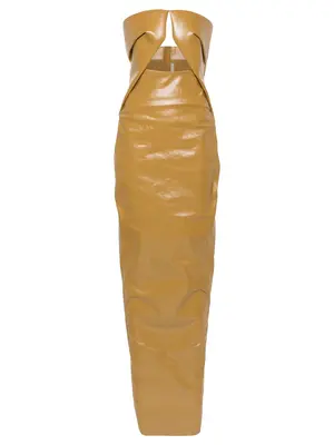 Rick Owens Rick Owens Prong Gown Yellow