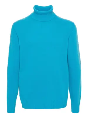 NUUR Roll-neck Sweater - Blue