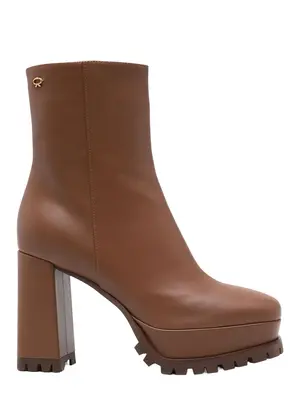 GIANVITO ROSSI 70mm Harlem Boots - Brown