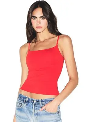 SKIMS SKIMS Cotton Jersey Cami Ruby