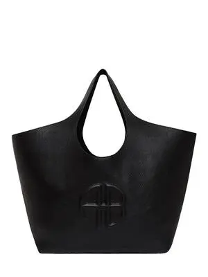 ANINE BING Lili Tote Bag - Black Pebbled