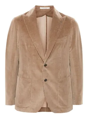 Tagliatore Corduroy Blazer - Neutrals