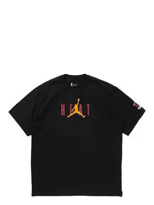 JORDAN Nba Miami Heat Courtside T-shirt - Black