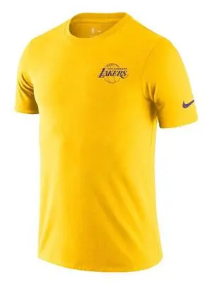 Nike Nba Los Angeles Lakers Essential T-shirt - Yellow