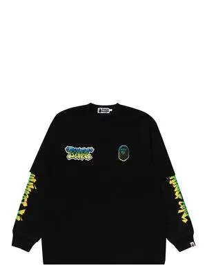 A BATHING APE Sport Long-sleeve T-shirt 'black' Black