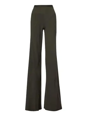 Rick Owens Bias High-rise Wide-leg Pants - Black
