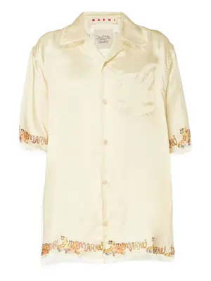 MARNI Marni Printed Satin Shirt