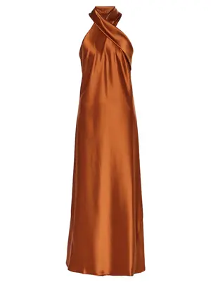 Galvan Pandora Maxi Dress - Brown