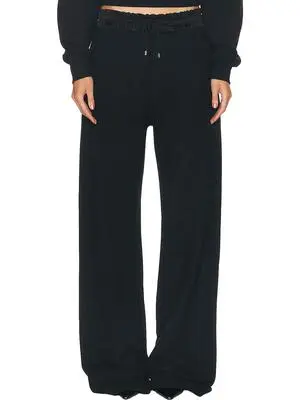 Saint Laurent Wide Leg Pant - Noir
