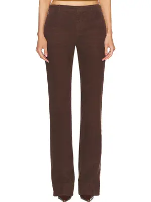 Saint Laurent Bootcut Pant - Bitter Chocolate