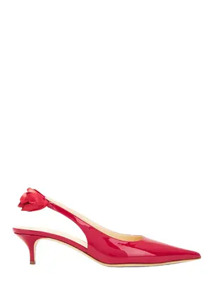 Magda Butrym Slingback Kitten Heels - Red