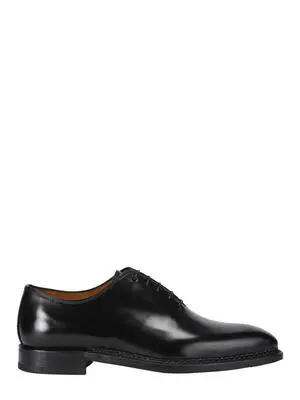 Bontoni Leather De La Ville Oxford Shoes - Black