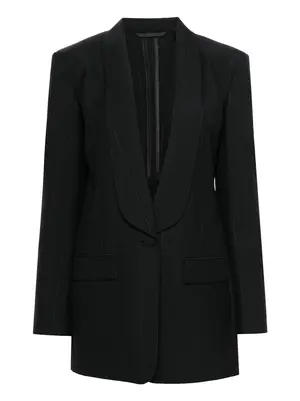 Givenchy Lurex Stripes Blazer - Black