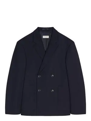 Dries Van Noten Wool Blazer - Blue