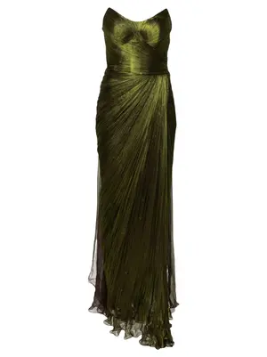 IRIS SERBAN Leila Maxi Dress - Green