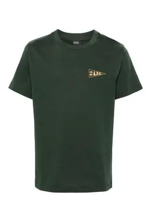A.p.c. Logo-print T-shirt - Green