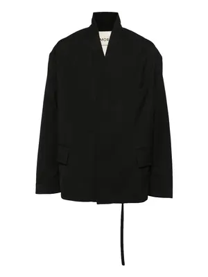 MORDECAI V-neck Jacket - Black