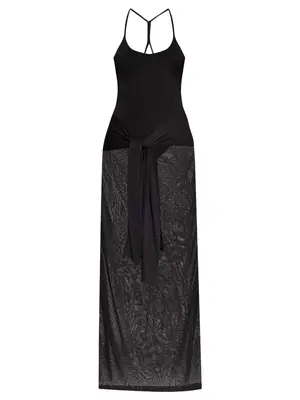 Jacquemus La Robe Nodo Maxi Dress - Black