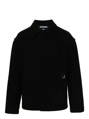 Jacquemus Le Manteau Court Jacket - Black
