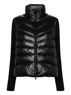 Moncler Logo-appliqué Padded Jacket - Black