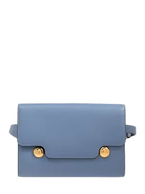 Marni Trunkaroo Leather Belt Bag - Blue