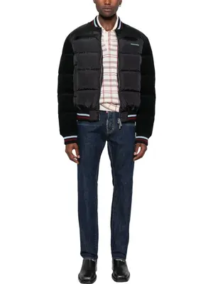 Dsquared2 Mixed Puffer Bomber - Black