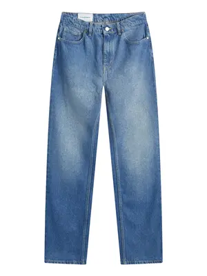 Casablanca Printed And Embroidered Jeans - Blue
