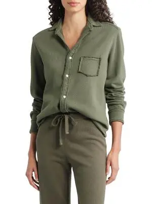 Frank & Eileen Frank & Eileen Eileen Relaxed Terry Button-Up Shirt Caper