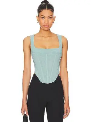 Miaou Campbell Corset - Blue