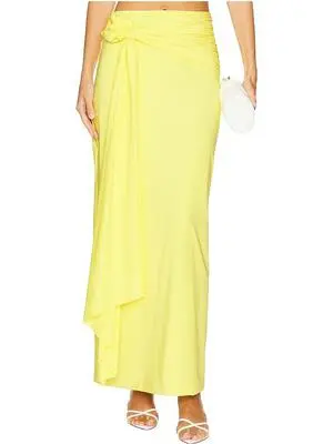 MAYGEL CORONEL Crisol Maxi Skirt - Mimosa