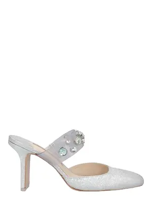 SOPHIA WEBSTER Mules & Clogs - Silver