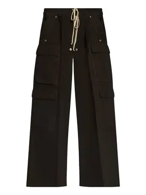 Rick Owens Oversized Wide-legged Trousers - Black