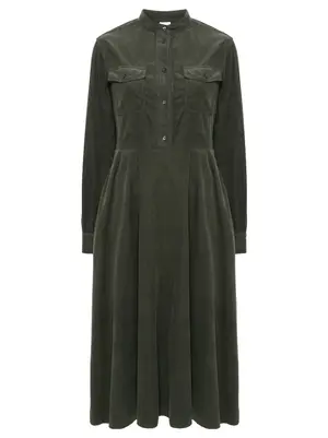 ASPESI Corduroy Midi Dress