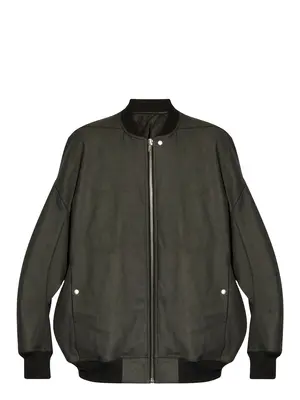 Rick Owens Elongated Bomber Jacket - Grey