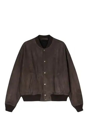 SALVATORE SANTORO Salvatore Santoro Suede Band-Collar Jacket