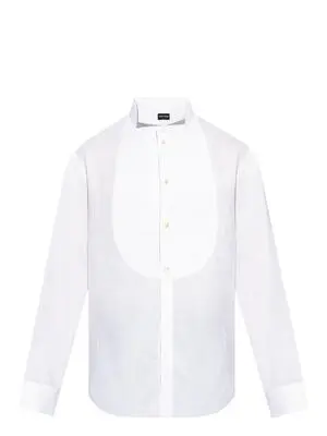 Giorgio Armani Tuxedo Shirt - White