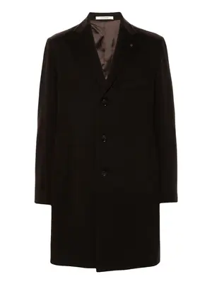 Tagliatore Felted Coat - Black