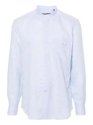 Corneliani Linen Shirt - Blue