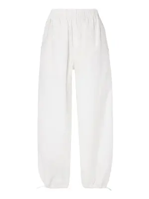 Wardrobe.NYC Beach Cotton-blend Track Pants - White
